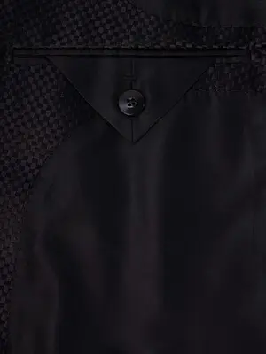 TOM FORD Double-breasted Silk-hopsack Blazer