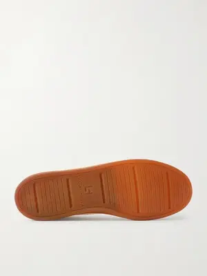 Officine Creative Militia 001 Suede-trimmed Deerskin Sneakers - White