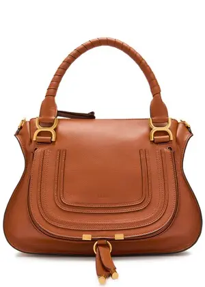 CHLOÉ Marcie Medium Grained Leather Tote Bag