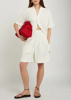 DELOS Lazarus Textured Woven Shorts