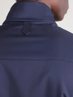 Canali Shell Gilet - Blue