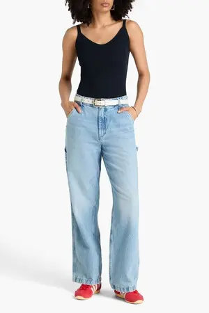 Rag & Bone Sid Faded Mid-rise Straight-leg Jeans