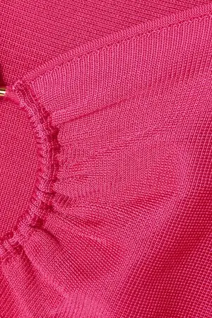 TOM FORD Cutout Embellished Knit Midi Dress - Fuchsia