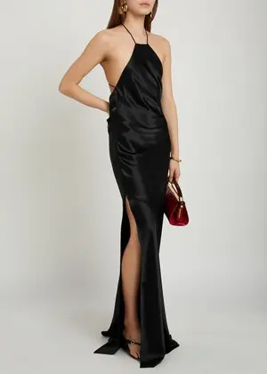 DELOS Anais Satin Maxi Dress