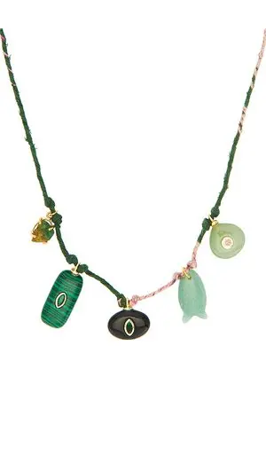 Dannijo Abalone Charm Necklace
