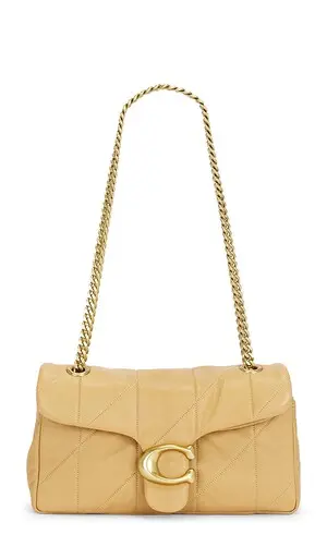 COACH Soft Quilted Tabby 26 Shoulder Bag - Biscuit