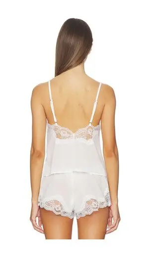 KAT THE LABEL Hayden Camisole Top - Ivory