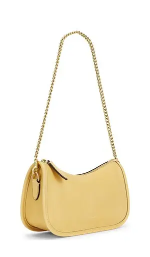 COACH Natural Grain Leather Waverly Shoulder Bag