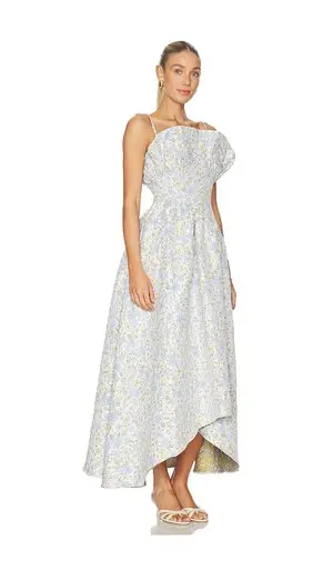 ELLIATT Floralie Strapless Gown - Blue Multi