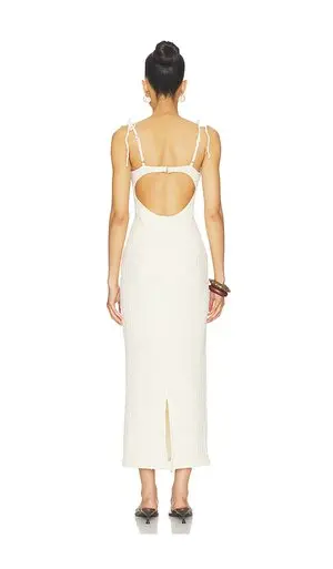 MONTCE X Elsa Hosk Petal Long Slip Dress - Amalia Texture