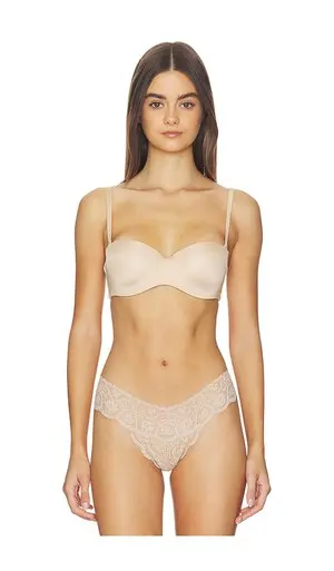 Cosabella Lisciante Strapless Bra In Nude - Sabbia