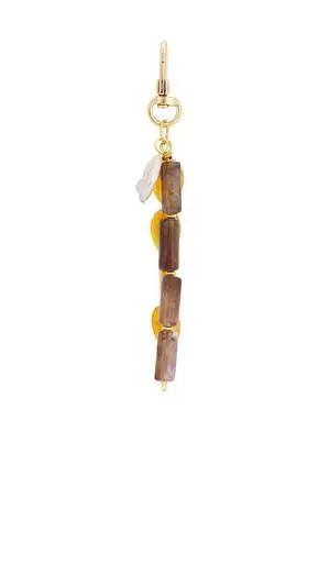 CASA CLARA Chiara Keychain In Neutral