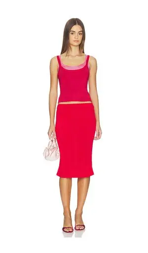 KATE BARTON Layered Tank Top