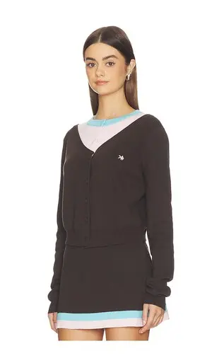 KATE BARTON Illusion Layered Cardigan