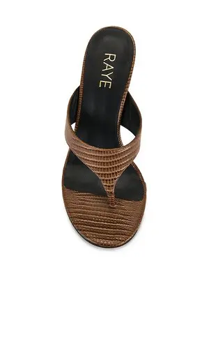Raye Embossed Leather Stiletto Heeled Sandal