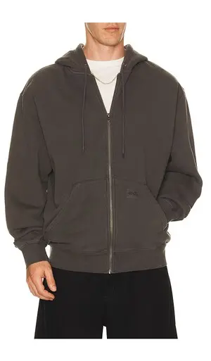 STAN RAY Patch Zip Hoodie - Raven Black