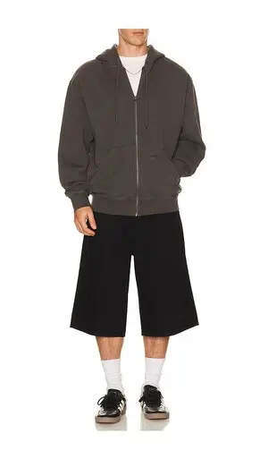 STAN RAY Patch Zip Hoodie - Raven Black
