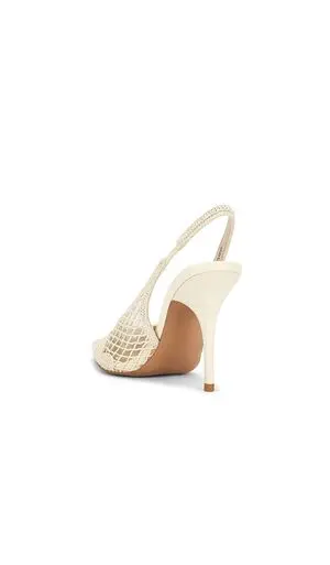 Steve Madden Andromeda Crochet Slingback Stiletto Pumps