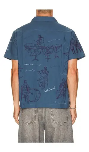 SAMUEL ZELIG Orchestra Camp Shirt In Blue