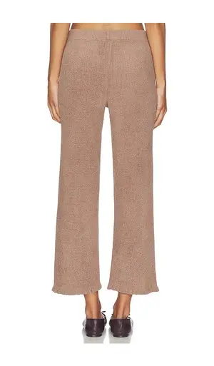 Barefoot Dreams Cozychic Ultra Lite Rib Ruffle Hem Ankle Pant