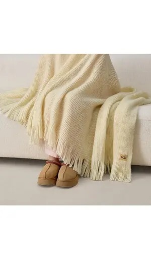 UGG HOME Margot Throw Blanket In Yellow