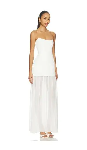 Amanda Uprichard Christy Maxi Dress - Ivory
