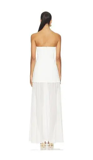 Amanda Uprichard Christy Maxi Dress - Ivory
