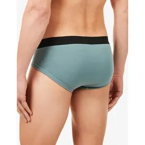 TOM FORD Classic Cotton-jersey Boxer Briefs - Teal