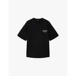 ALLSAINTS Dreamer Etta Logo-print Oversized T-shirt - Black