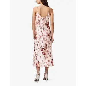 ALLSAINTS Melody V-neck Floral-print Midi Dress