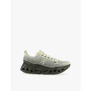 On Cloudsurfer Max Mesh Trainers - Seedling Olive F