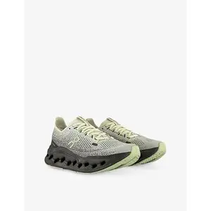 On Cloudsurfer Max Mesh Trainers - Seedling Olive F