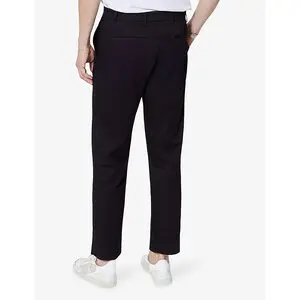 The Kooples Tapered-leg Stretch-cotton Chino Trousers