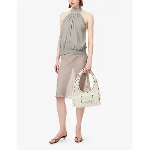 Gimaguas Boa Halterneck Woven Top