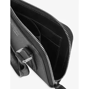 Smythson X Sacai Panama Small Flat Leather Pouch