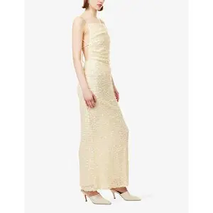 Bec & Bridge Cabine Sequin Woven Maxi Dress