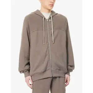 Rick Owens Cotton Windbreaker Hoody - Dust