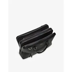 Smythson Ludlow Large Leather Briefcase - Black