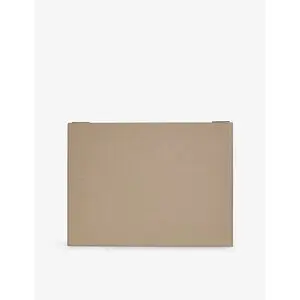 Smythson Panama Three-drawer Leather Jewellery Box - Sandstone