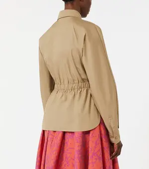 Max Mara Cotton Poplin Shirt - Green
