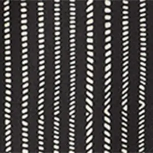 Max Mara Silk Stripe Blouse - Black