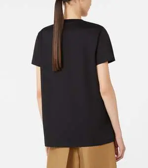 Max Mara Cotton Jersey T-shirt - Black