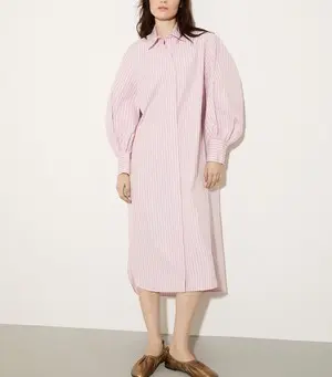 Max & Co. Cotton Pinstripe Shirt Dress