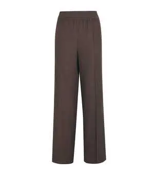 HERSKIND Tailored Straight Leg Trousers - Brown