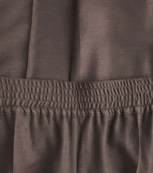 HERSKIND Tailored Straight Leg Trousers - Brown
