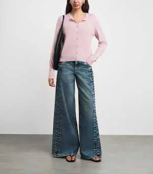 HERSKIND Cashmere Roselle Cardigan - Pink
