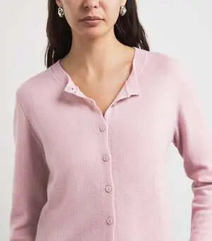 HERSKIND Cashmere Roselle Cardigan - Pink