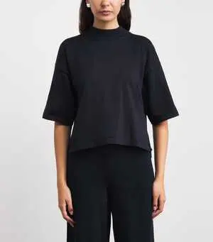 Falke Silk-cotton Mock-neck Top