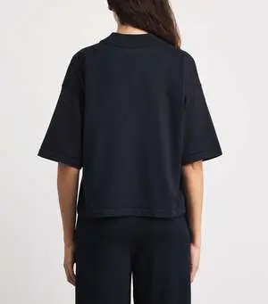 Falke Silk-cotton Mock-neck Top