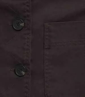 ME+EM Cotton Twill Jacket - Brown